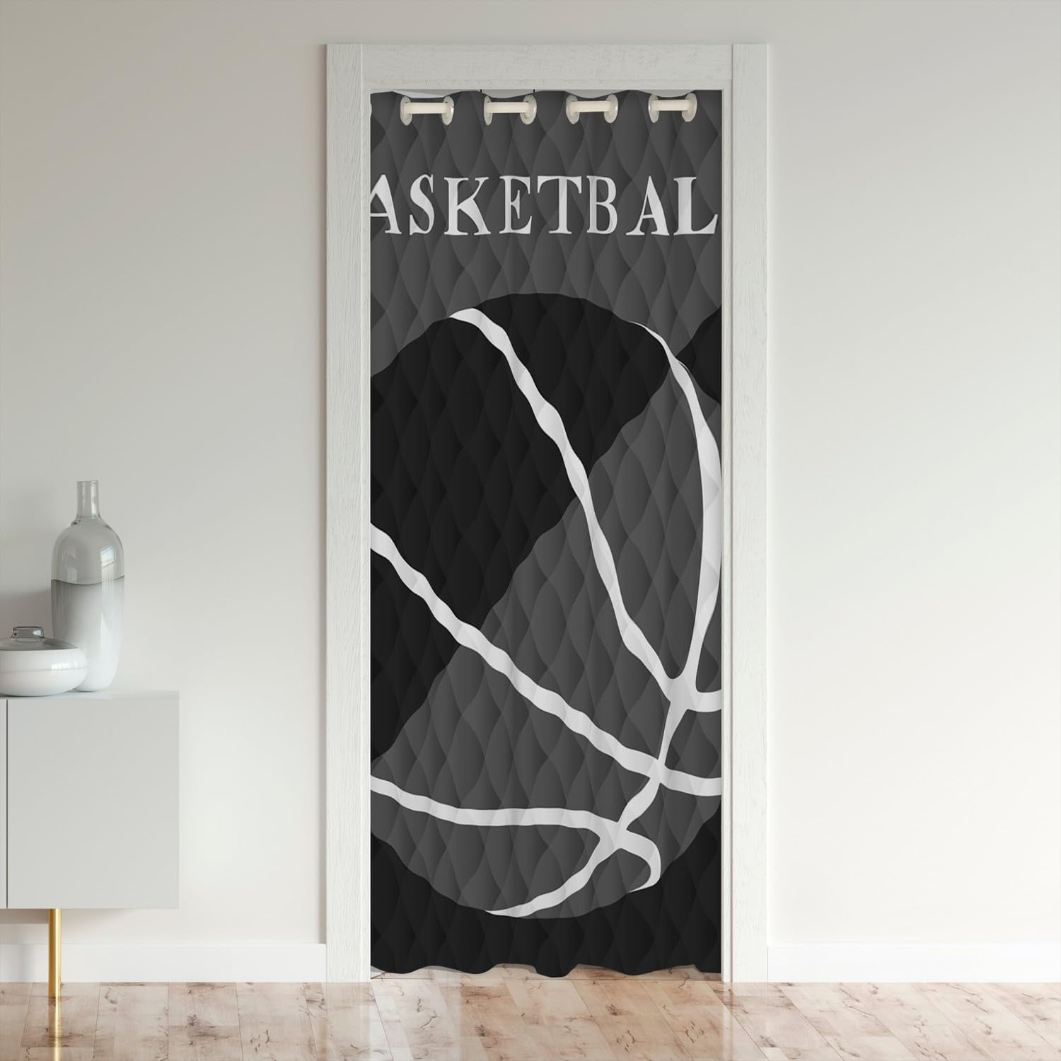 Basketball Court Sports Door Curtains Privacy Closet Curtain for Adult ...