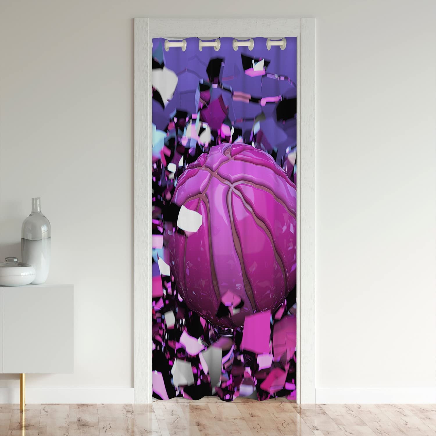 Basketball Court Sports Door Curtains Privacy Closet Curtain for Adult ...