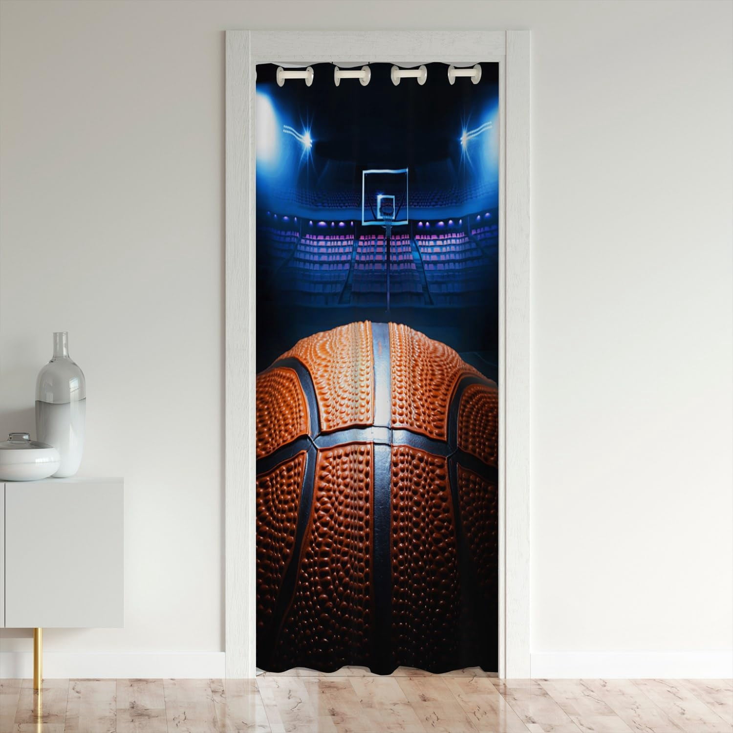 Basketball Court Sports Door Curtains Privacy Closet Curtain for Adult ...