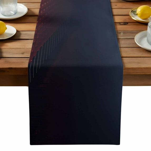 Basketball Court Table Runner, Indoor Gym Scene Sport Sports Field ...