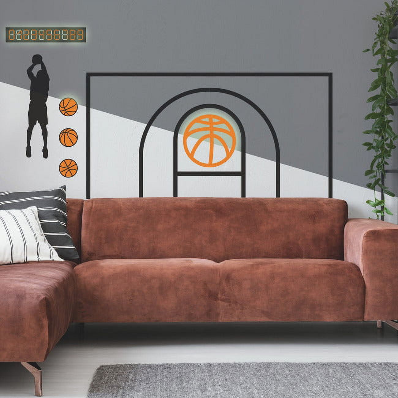 Basketball Court Decals