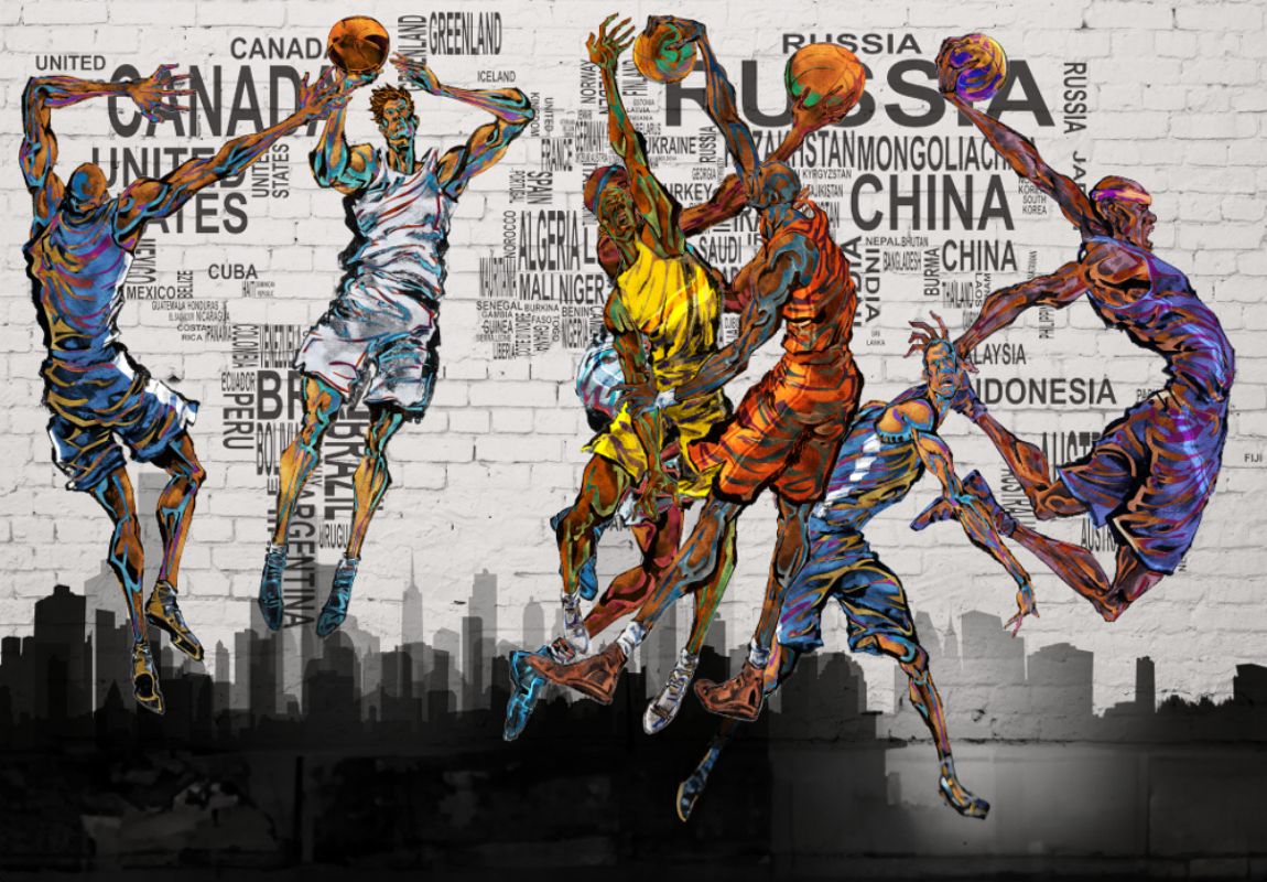 Basketball Custom Birthday Backdrop Party Background Baby Shower ...