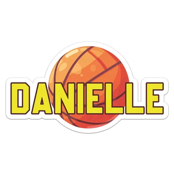 Basketball Danielle Sticker Phone Decal Water Bottle Stickers Car ...