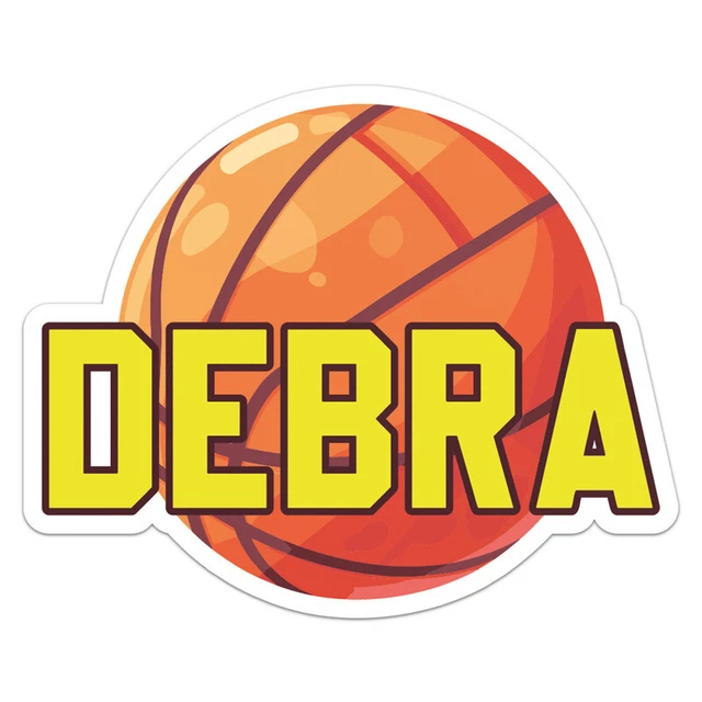 Basketball Debra Sticker Phone Decal Water Bottle Stickers Car Decals ...