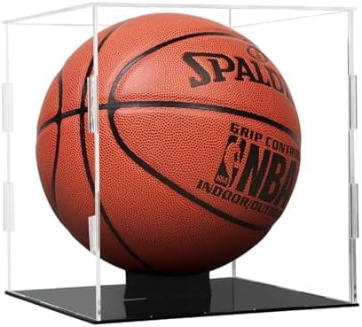 Basketball Display Case,Acrylic Basketball Case Display Box with Stand ...