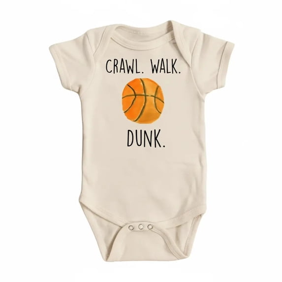 Basketball Dunk Newborn Gift Baby Bodysuit - Walmart.com