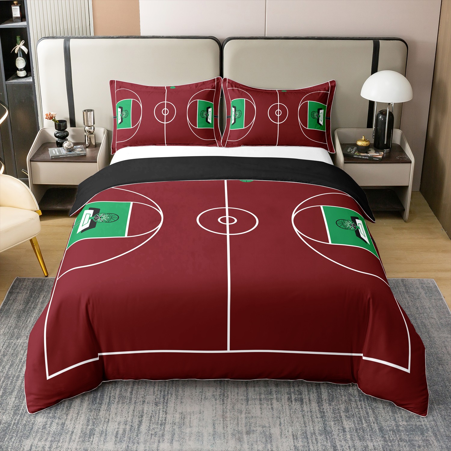 Basketball Duvet Cover King,American Basketball Bed Set,Basketball ...