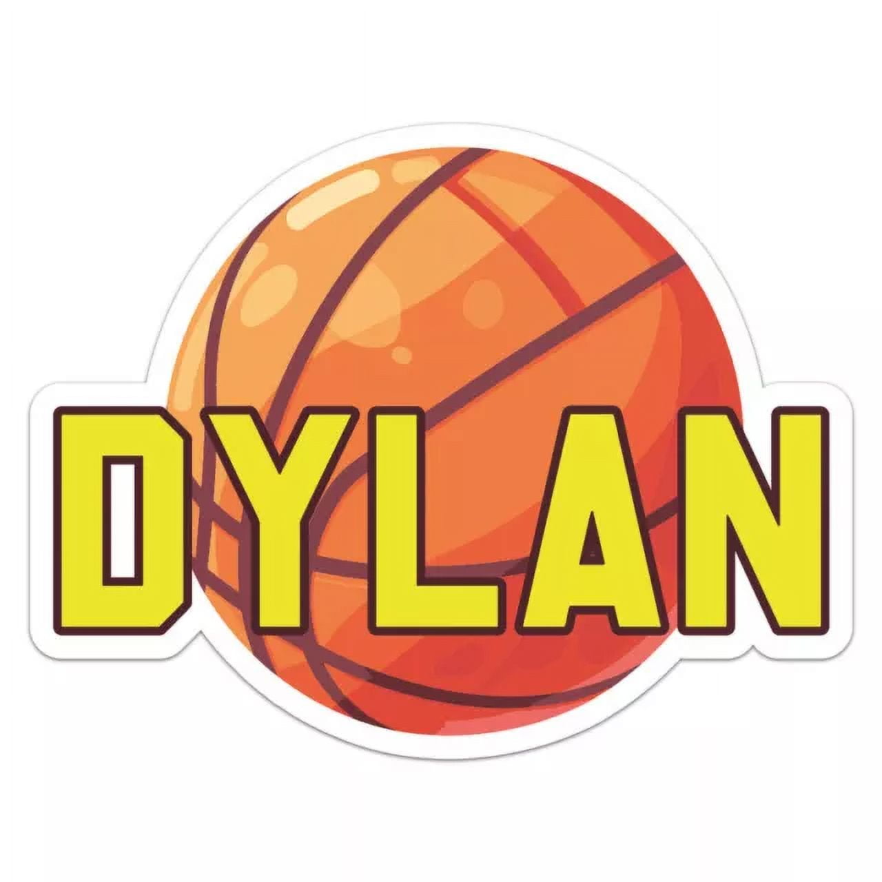 Basketball Dylan Sticker Phone Decal Water Bottle Stickers Car Decals ...