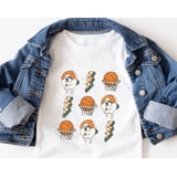 Basketball Element TShirtMelted Smiley Face ShirtBasketball Mom ...