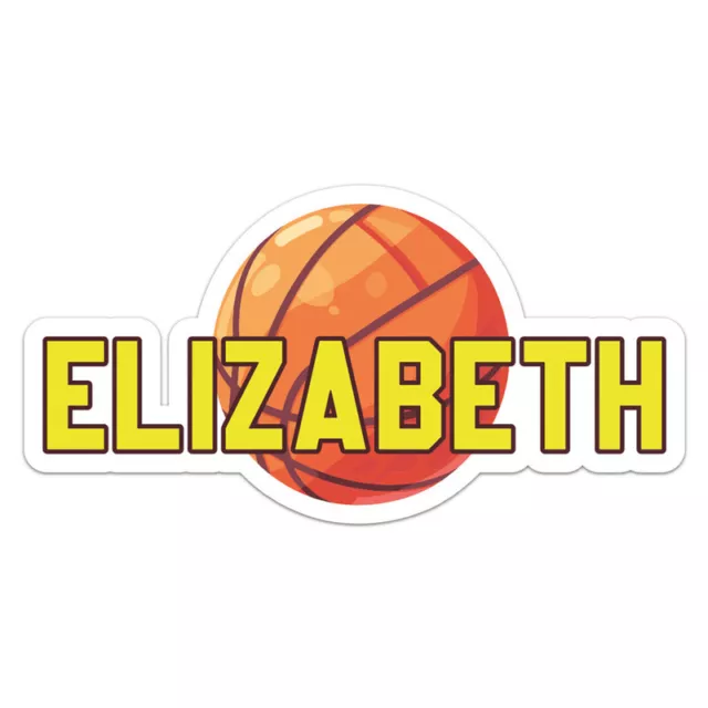 Basketball Elizabeth Sticker Phone Decal Water Bottle Stickers Car ...