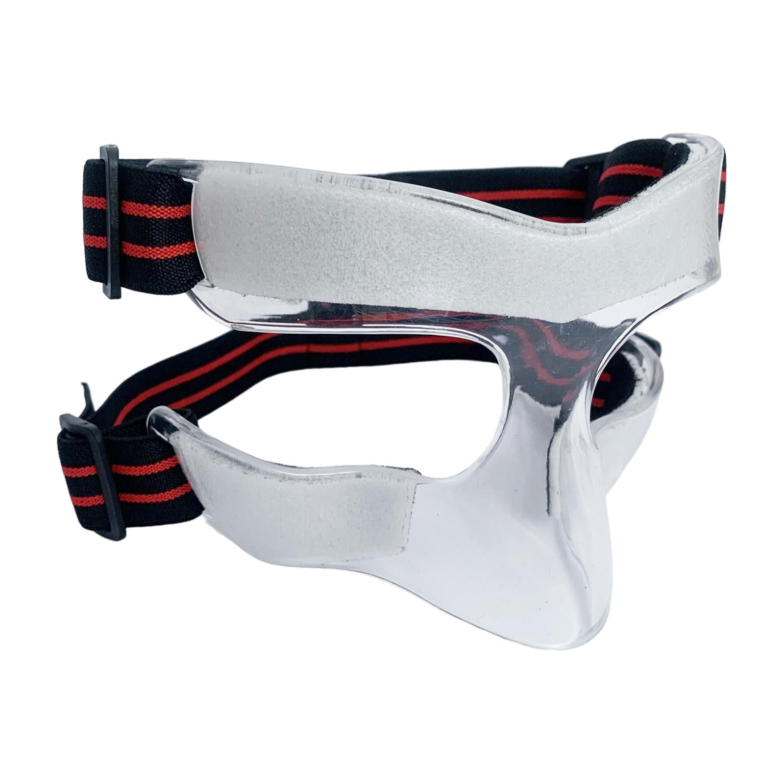 Basketball Face Guard for Broken Nose Nose Guard Half Face Red Rope ...