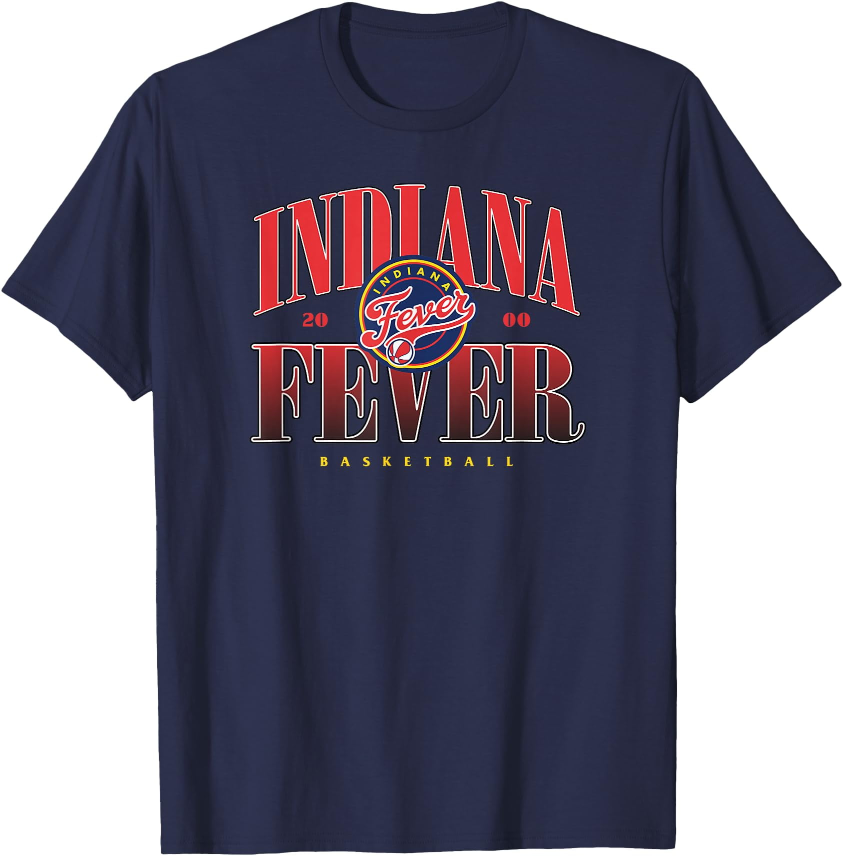 Basketball Fanbase Indiana Fever Courtside Softstyle Youth Adult Unisex T-Shirt,Navy Color,Size ...