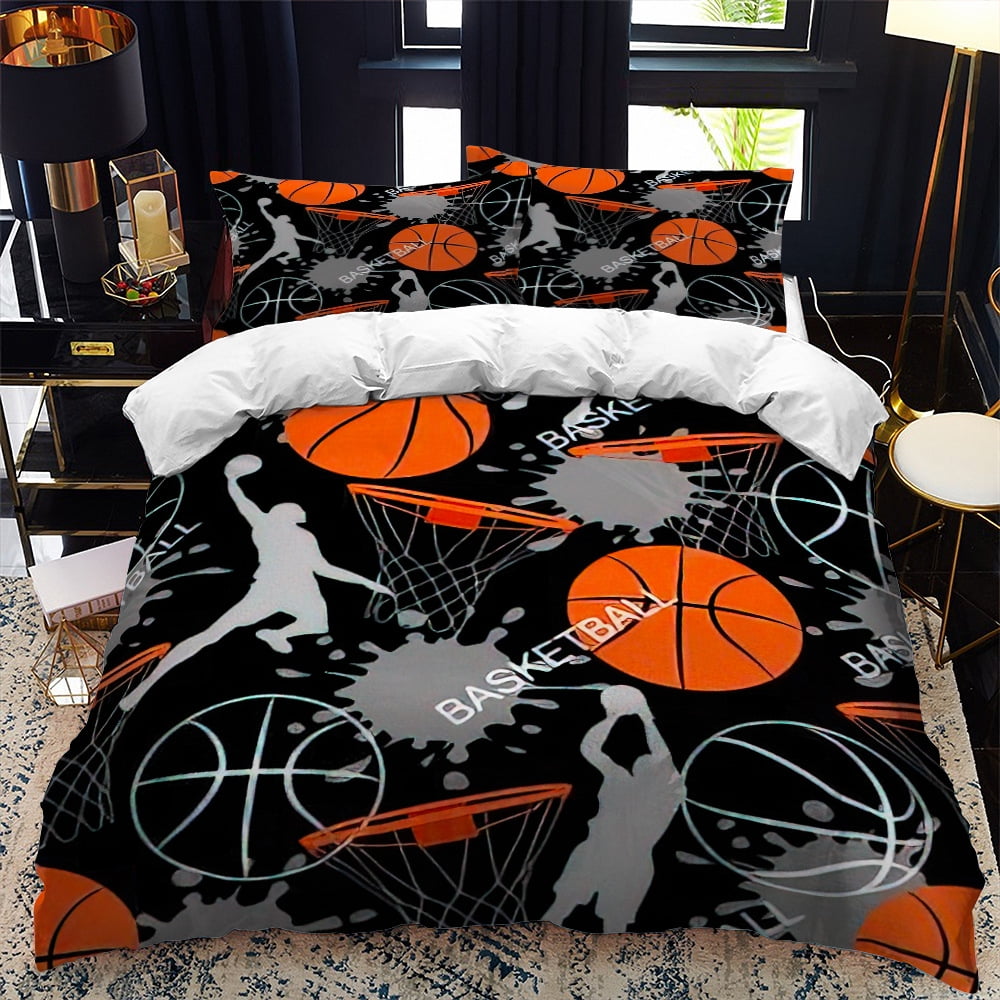 Basketball Fans Gift , Quilts Bedding Set & Pillow Cover, King Queen ...
