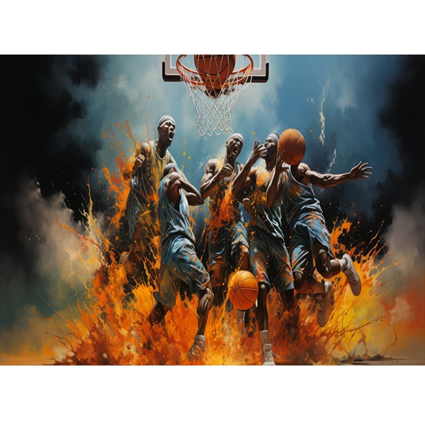 Basketball Field Stadium Spotlight Sportsman Photography Backdrops Boy ...