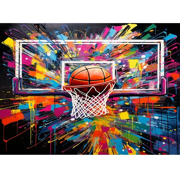 Basketball Field Stadium Spotlight Sportsman Photography Backdrops Boy ...