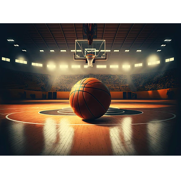 Basketball Field Stadium Spotlight Sportsman Photography Backdrops Boy ...
