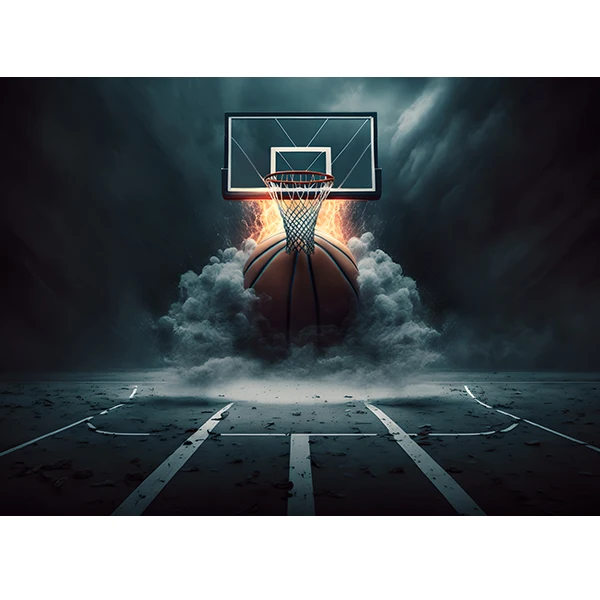 Basketball Field Stadium Spotlight Sportsman Photography Backdrops Boy ...