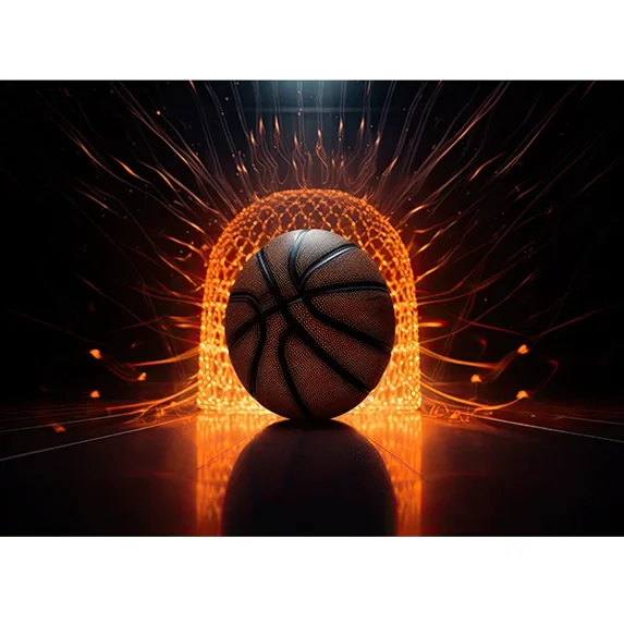 Basketball Field Stadium Spotlight Sportsman Photography Backdrops Boy ...