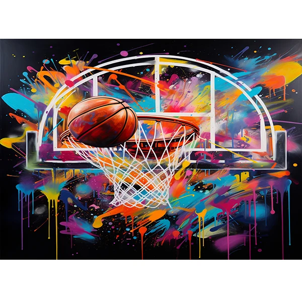 Basketball Field Stadium Spotlight Sportsman Photography Backdrops Boy ...