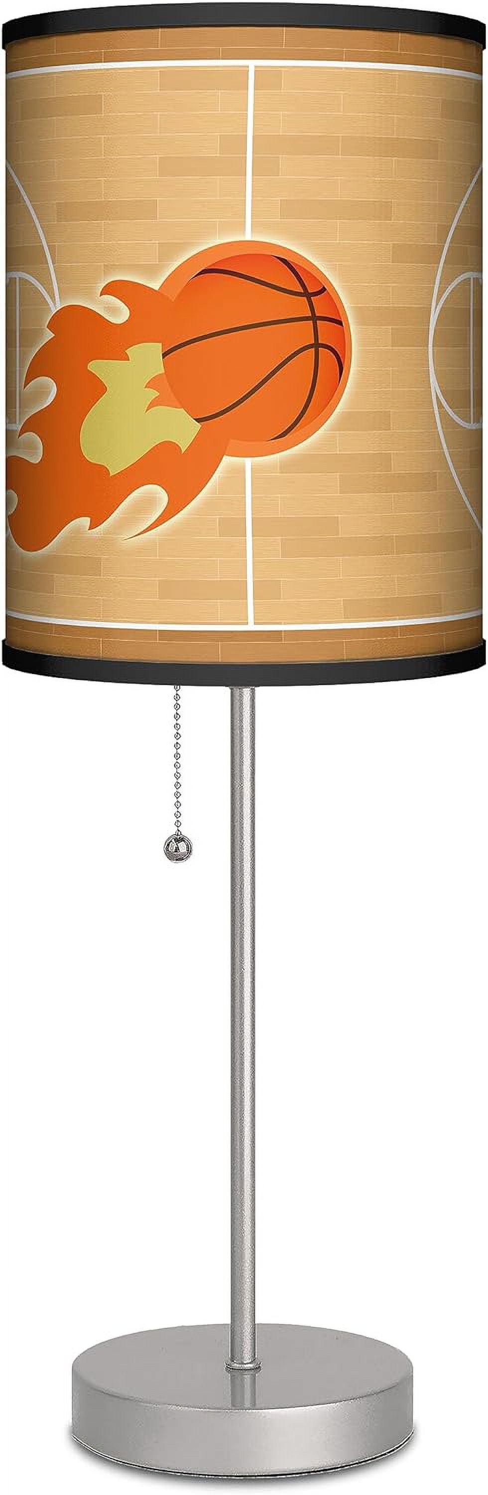 Basketball Flame Tall Silver Lamp Lamps for nightstand, Lamp for ...