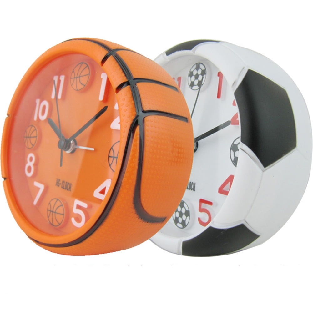 Basketball Football Shape Sport Fashion Creative Gift Alarm Clock 3D ...