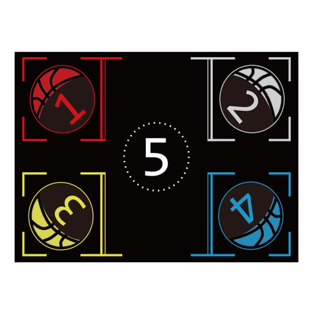 Basketball Footstep Training Mat Non-Slip Footwork Practice for All ...