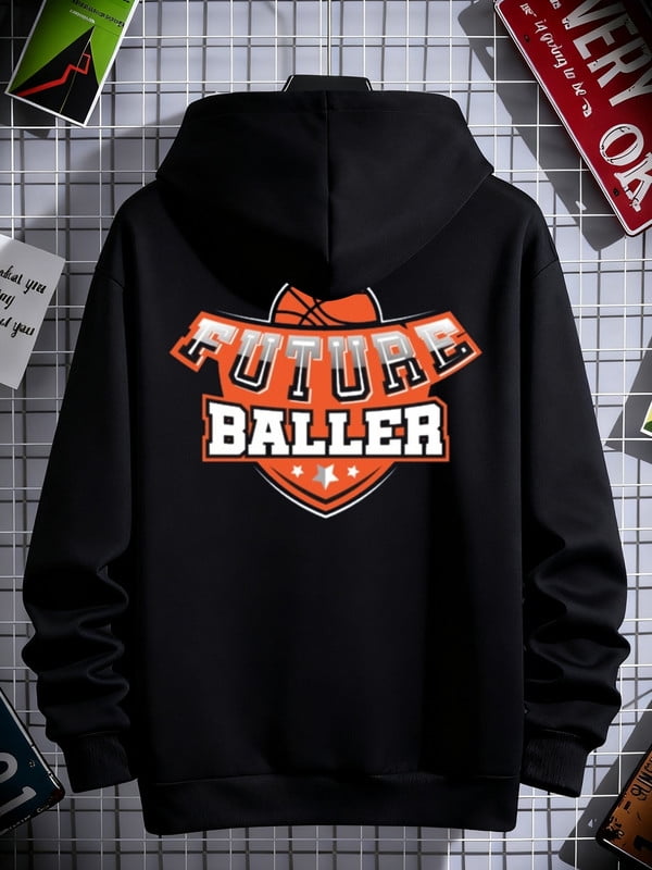 Basketball Future Baller funny hoodies games for men sweater hoodie ...