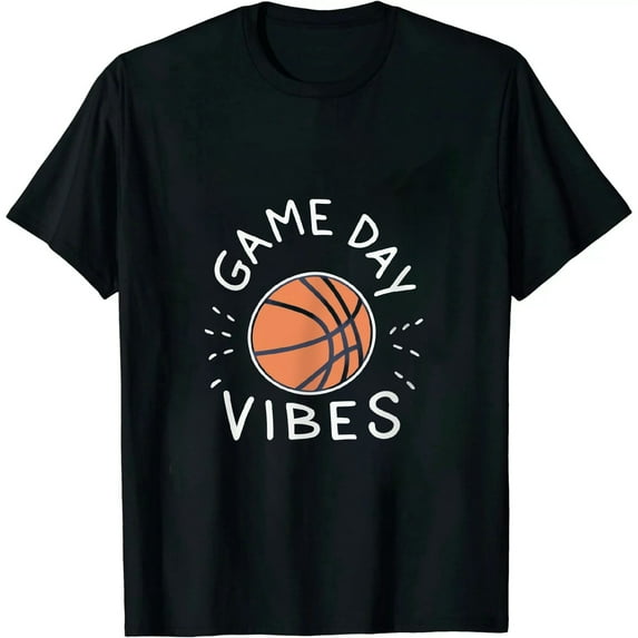 Basketball Game Day Vibes Basketball Mom Life Game Day T-Shirt ...