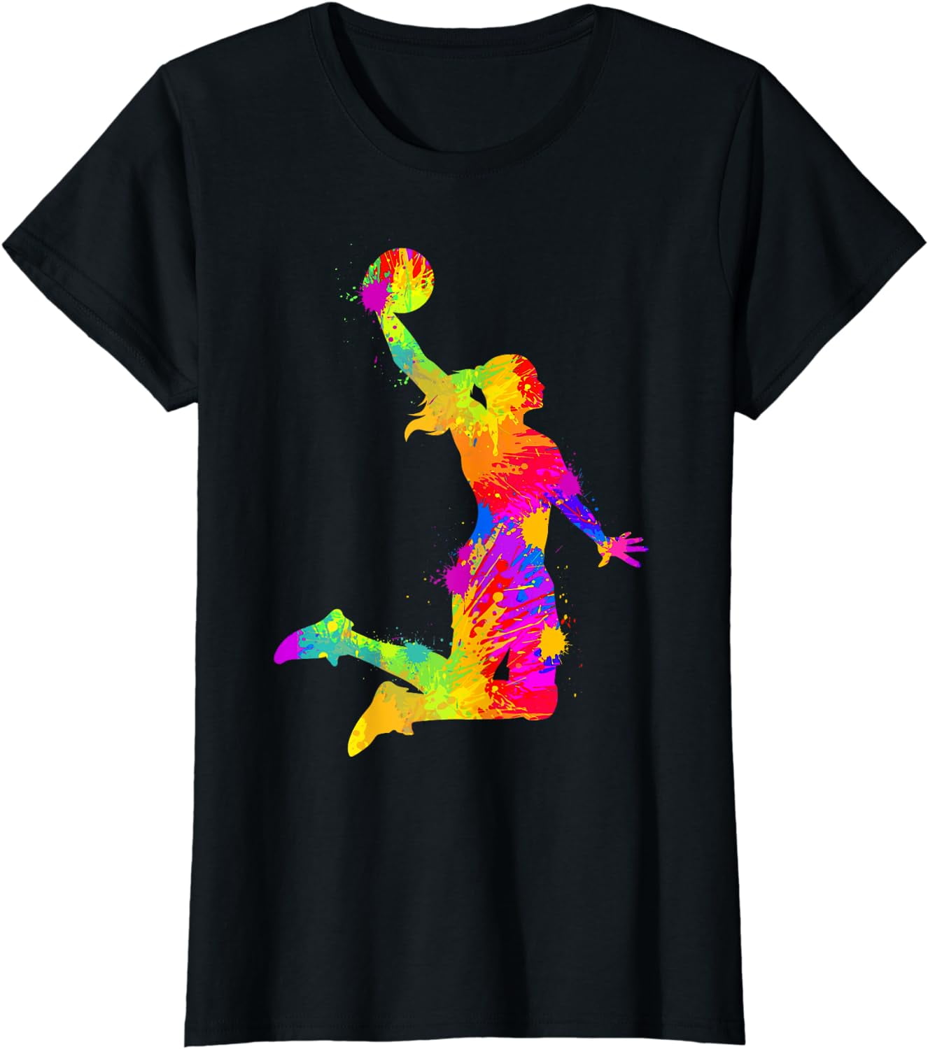 Basketball Girl Women Girls T-Shirt - Walmart.com