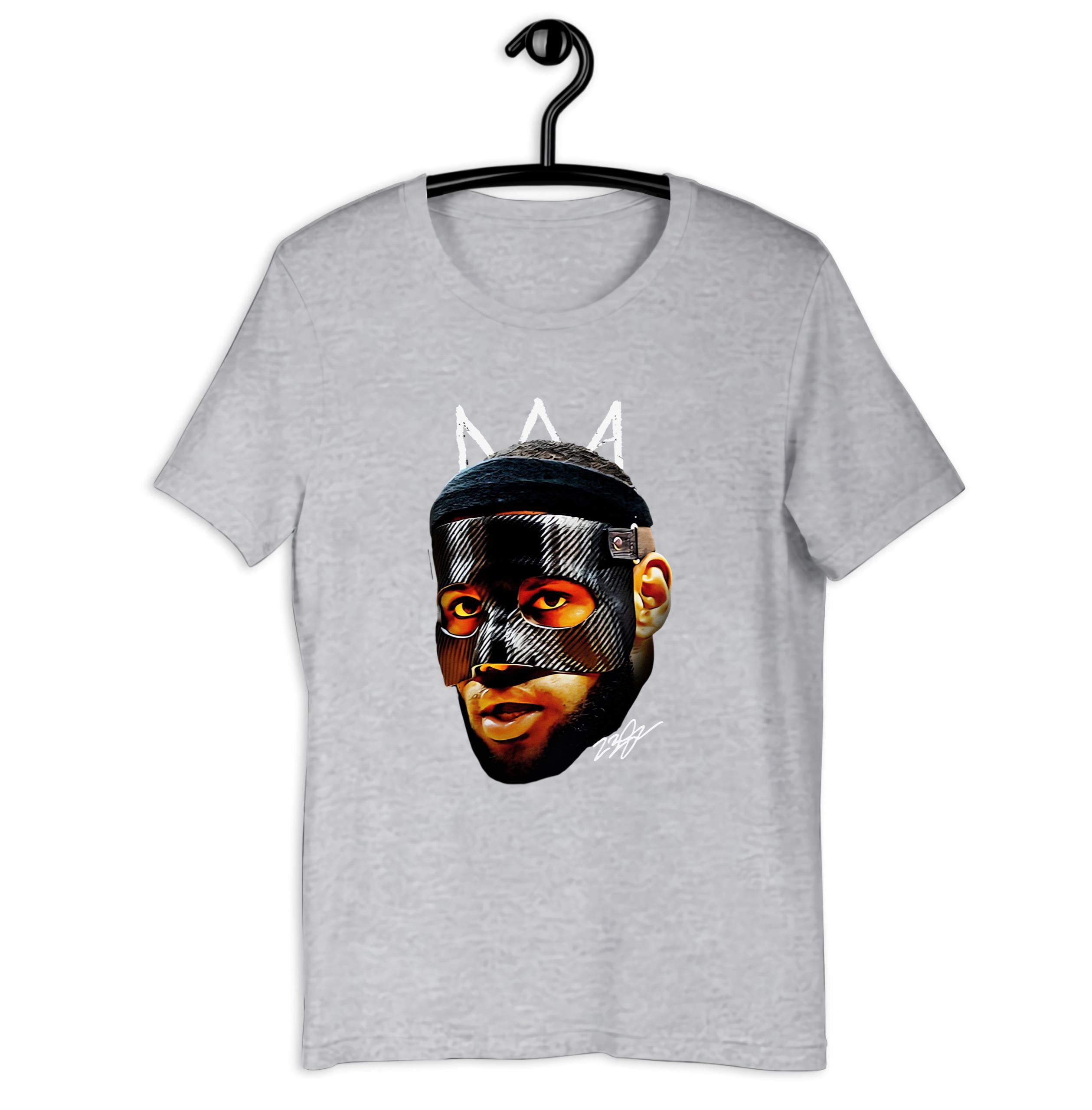 Basketball Graphic Design Iconic Player Shirt with Unique Masked Look ...