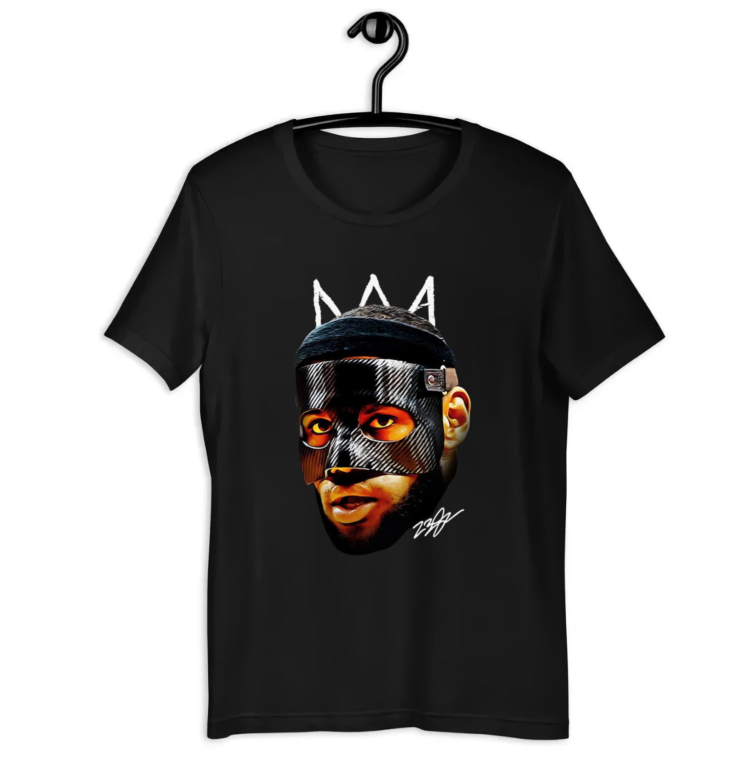 Basketball Graphic Design Iconic Player Shirt with Unique Masked Look ...