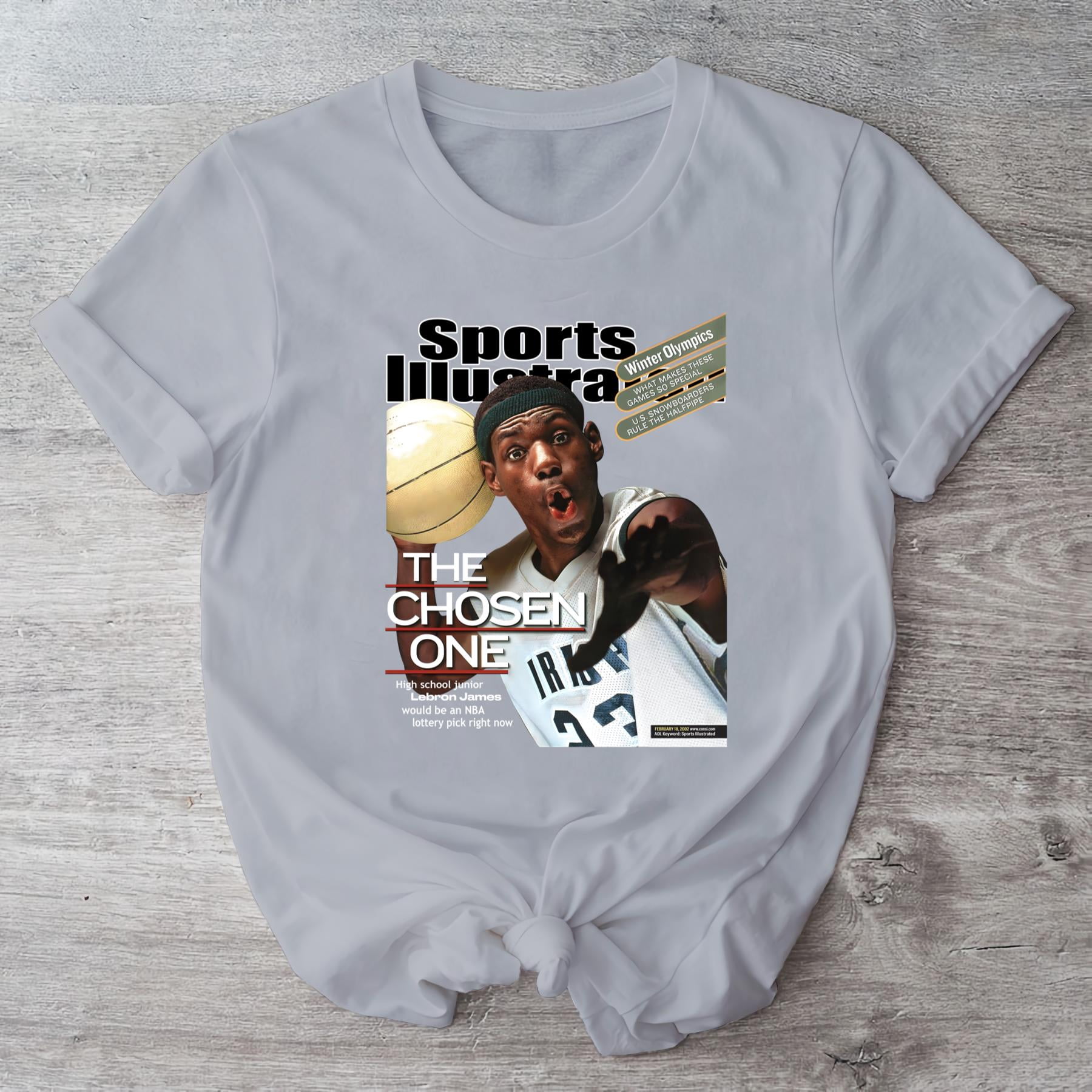 Basketball Great Tribute Shirt, Vintage Magazine Cover Inspired Tee ...