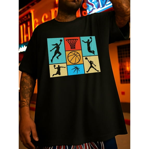 Basketball Grid men Exercise 180G 100% Cotton black Running gym Fashion ...