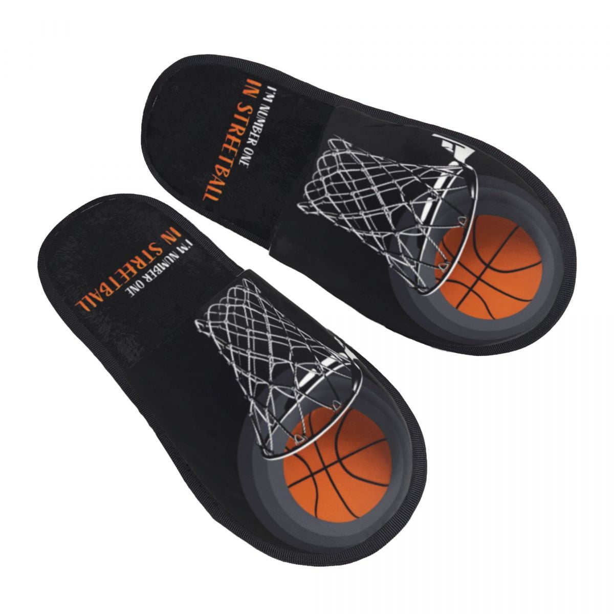 Basketball Guest Slippers for Bedroom Women Dots Round Physical culture ...