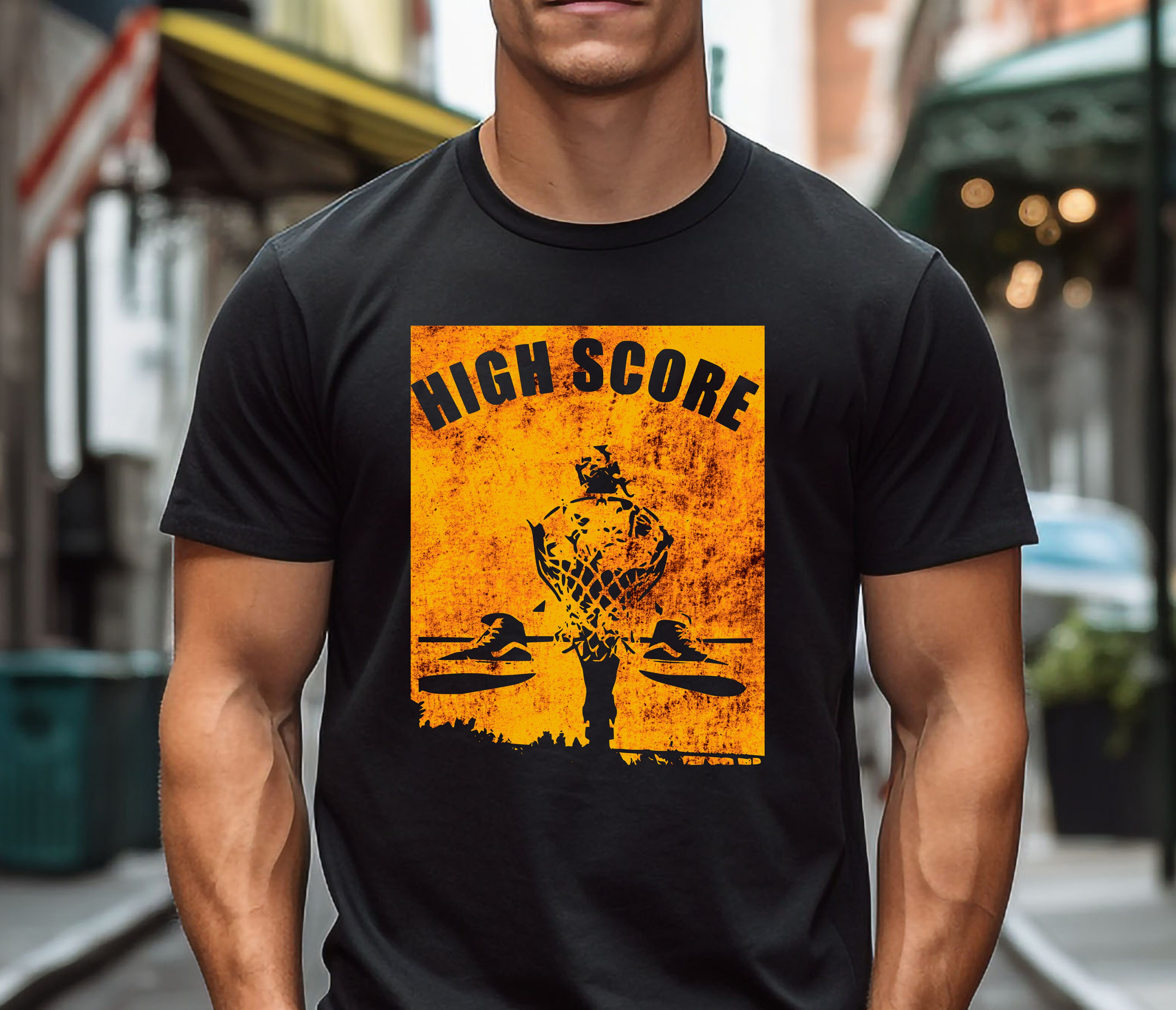 Basketball "High Score: Chillin' on the Hoop Tee"/ Unisex Softstyle T ...