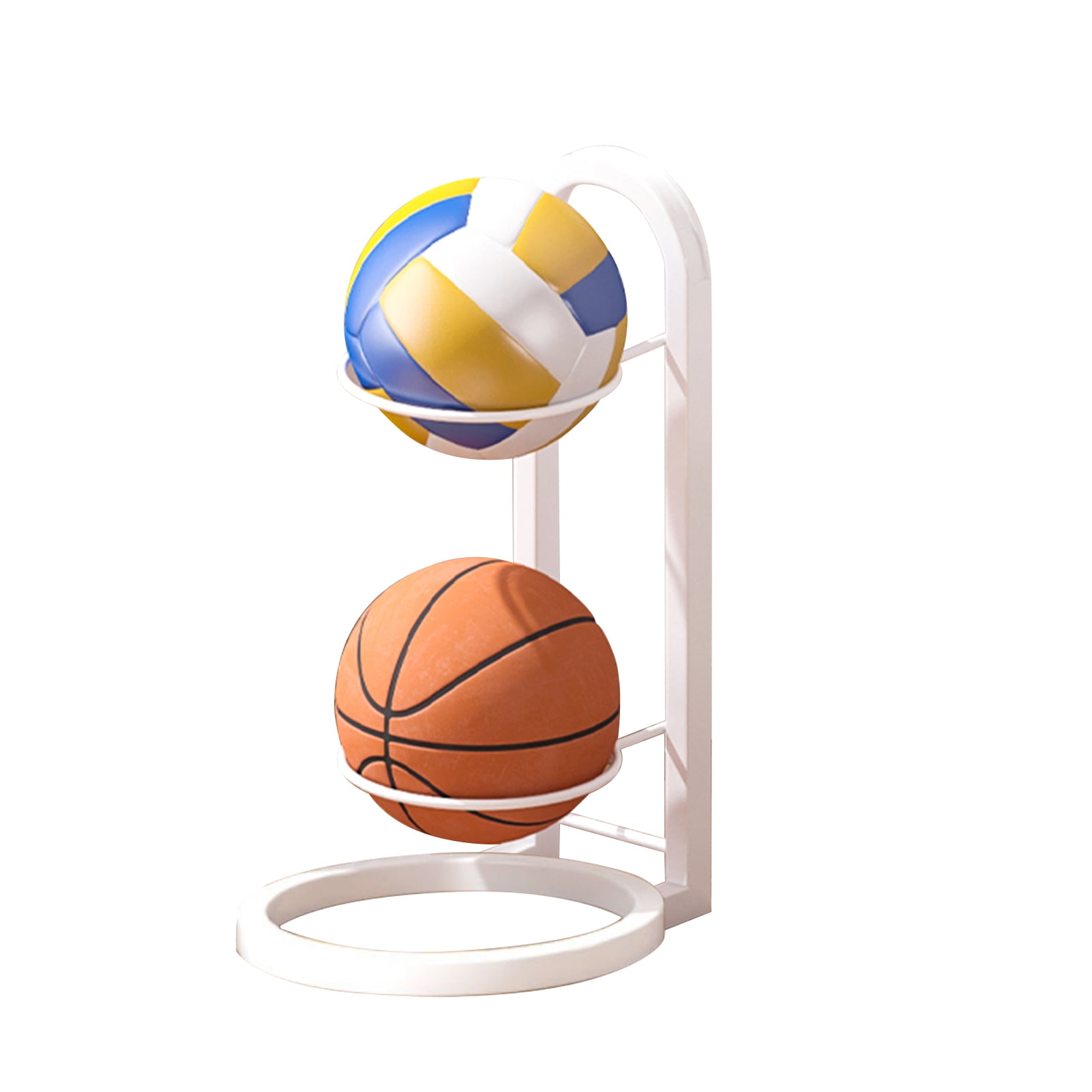 Basketball Holder Stand Ball Storage Rack Vertical Holder for ...