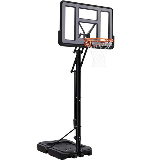 Basketball Hoop,48inch Backboard Portable Basketball Hoop,4.8-10 ft ...