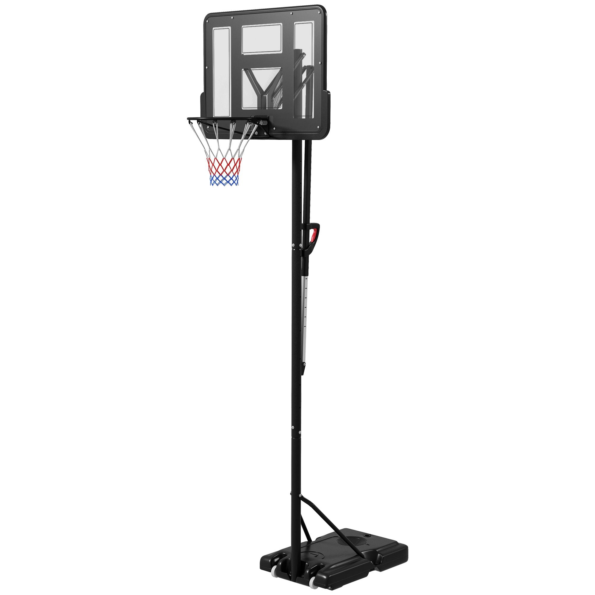 Basketball Hoop 7.7-10' Adjustable Height, Freestanding System - 43 ...