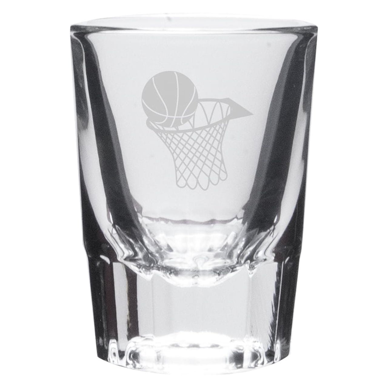 Basketball Hoop Deep Etched Crystal Shot Glass - Walmart.com
