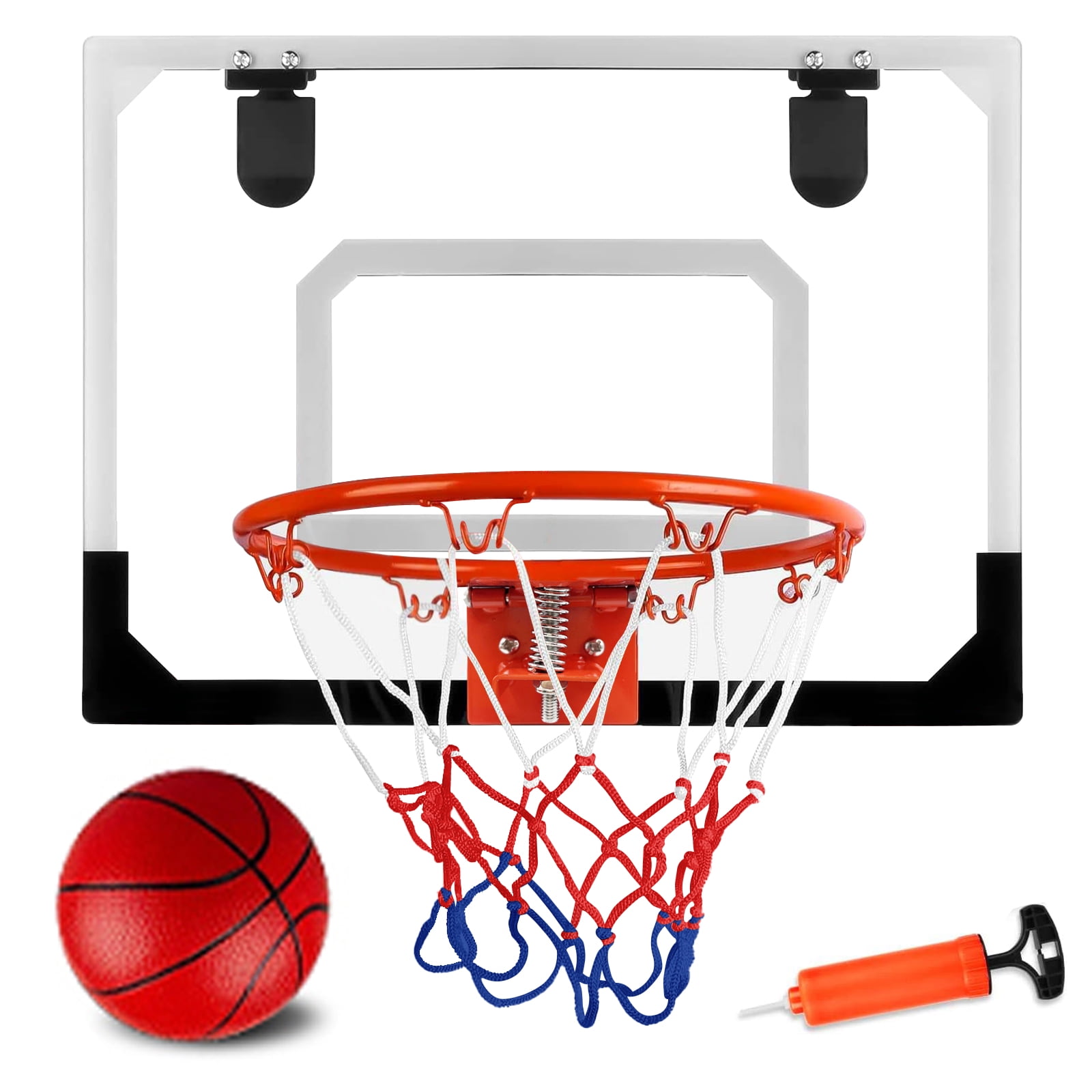 Basketball Hoop Over the Door with Ball, BTMWAY Indoor Mini Basketball ...