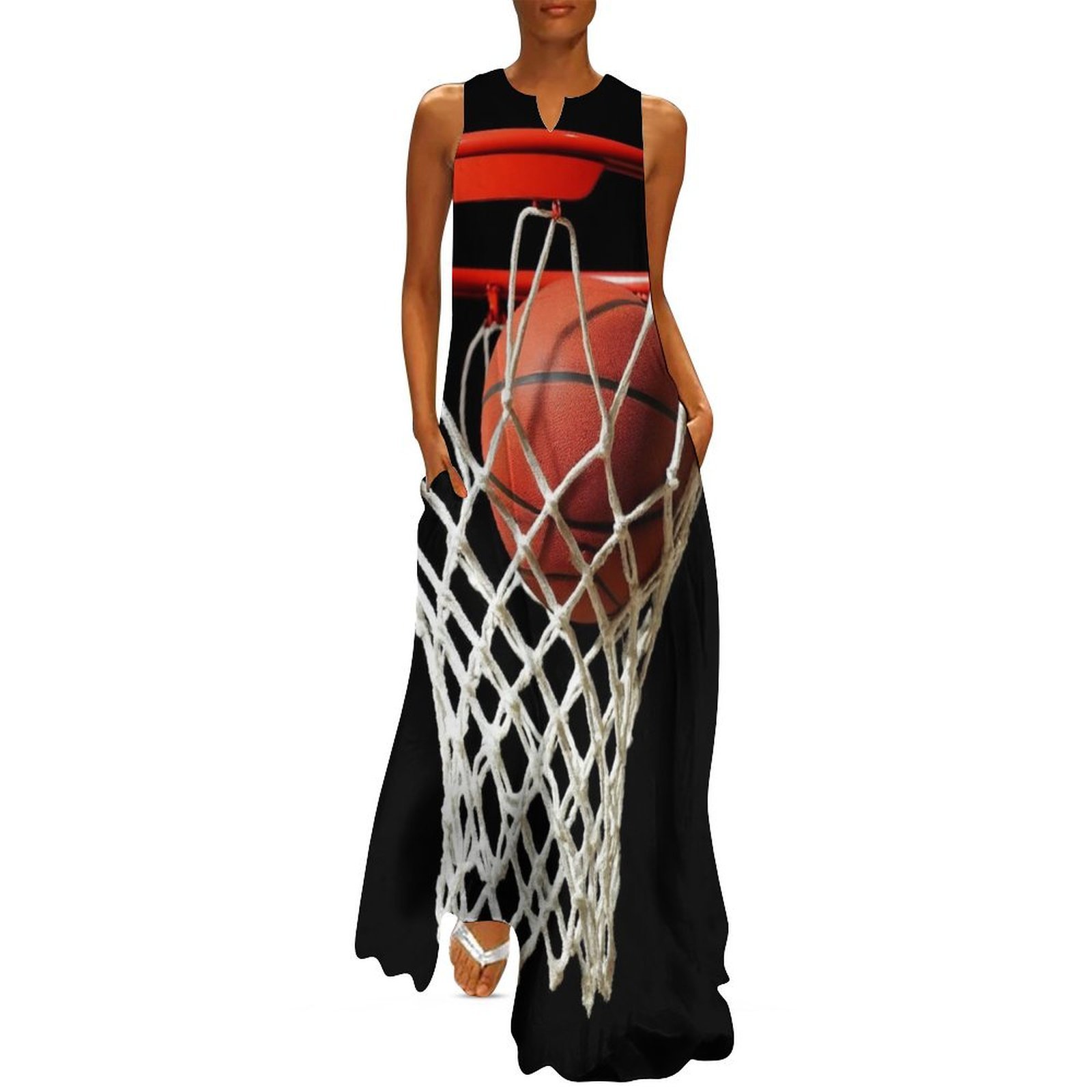 Basketball Hoop Dunk Long Dress dress women summer dress for women ...