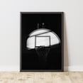 Basketball Hoop Moody Sports Gym Poster Unframed Paper Print - Walmart.com