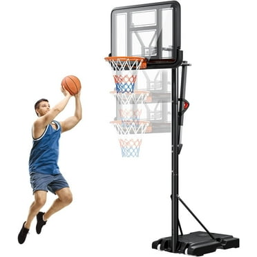 Spalding 60 In. Acrylic Screw Jack Portable Basketball Hoop System and ...