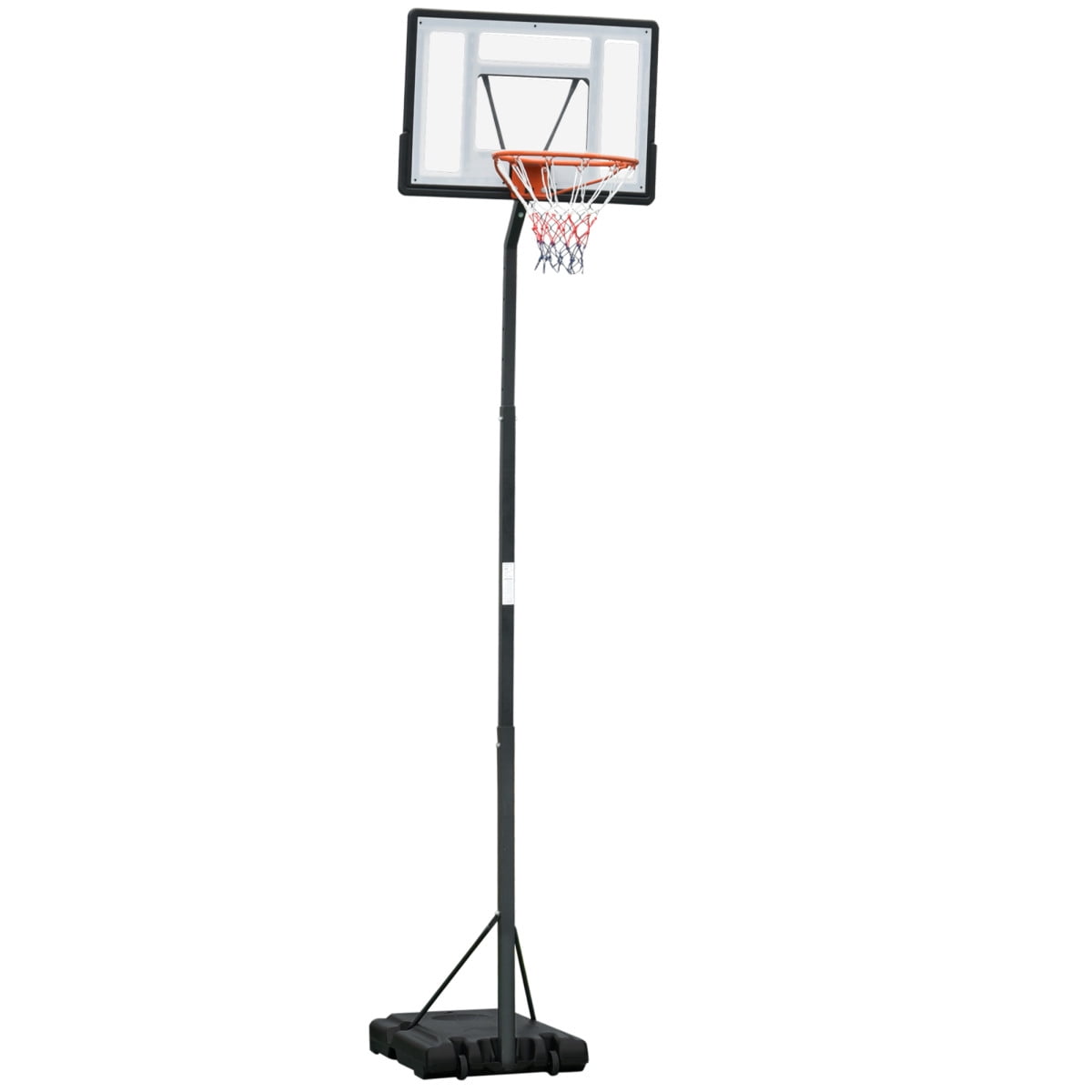 Basketball Hoop Outdoor, 8.4-9.8 Ft Height Adjustable Portable ...