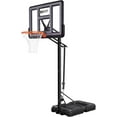 Basketball Hoop Outdoor Protable 44/48 Inch Impact Backboard, 4.8-10FT ...