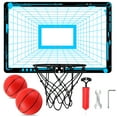 Basketball Hoop Set - Indoor Outdoor Basketball Hoop for Door & Wall ...