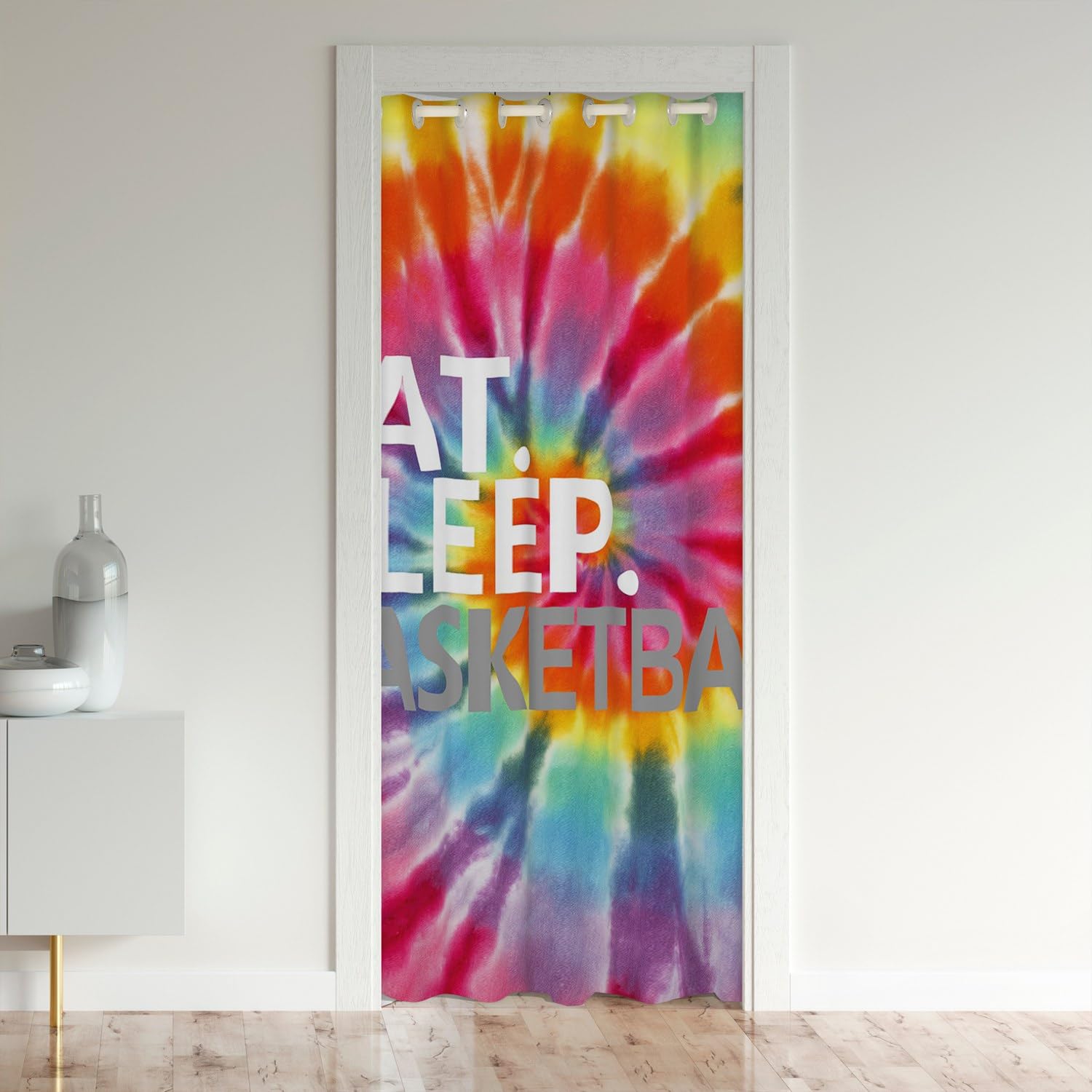 Basketball Hoop Sports Door Curtains Polyester Privacy Closet Curtain ...