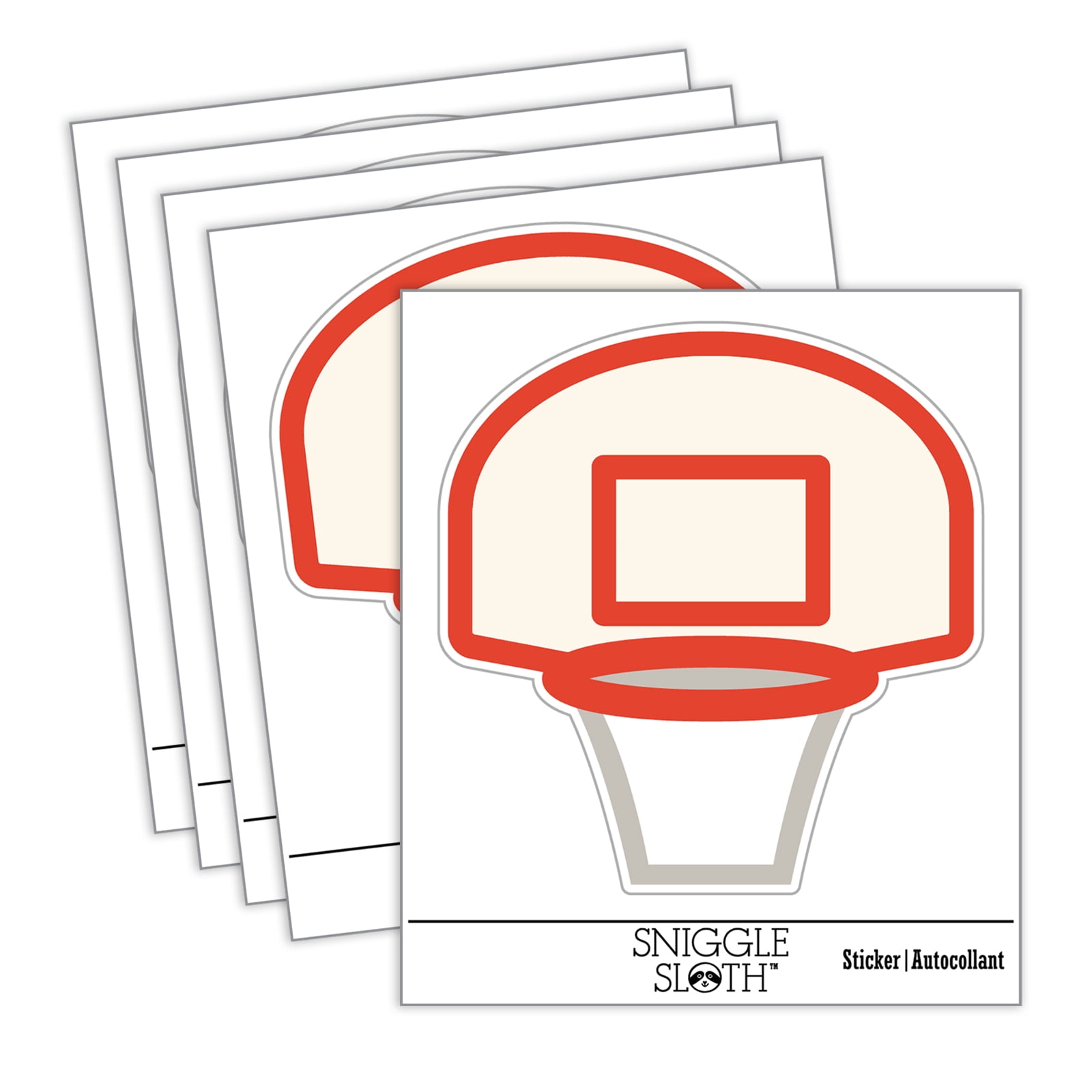 Basketball Hoop and Backboard Car Window Bumper Water Bottle Phone ...