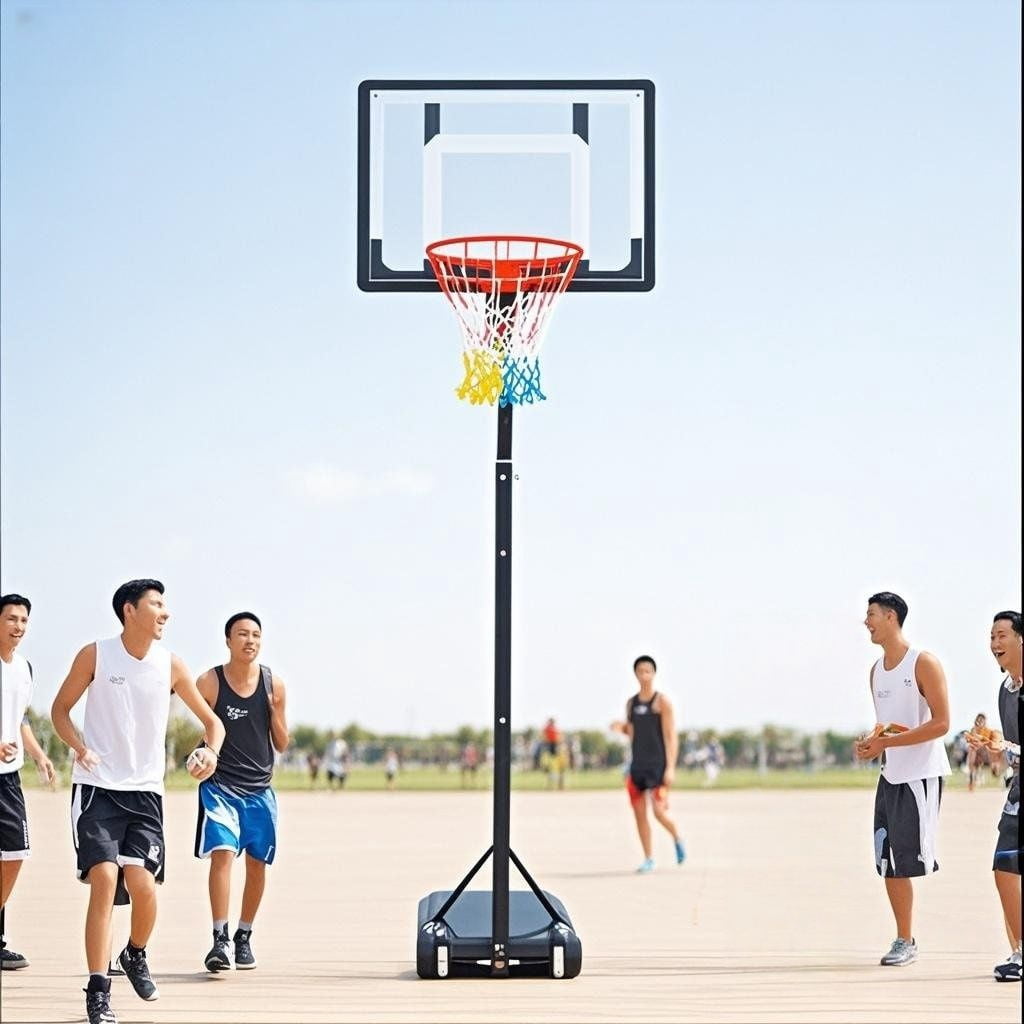 Basketball Hoop for Kids - Adjustable Height, Portable Goal System ...