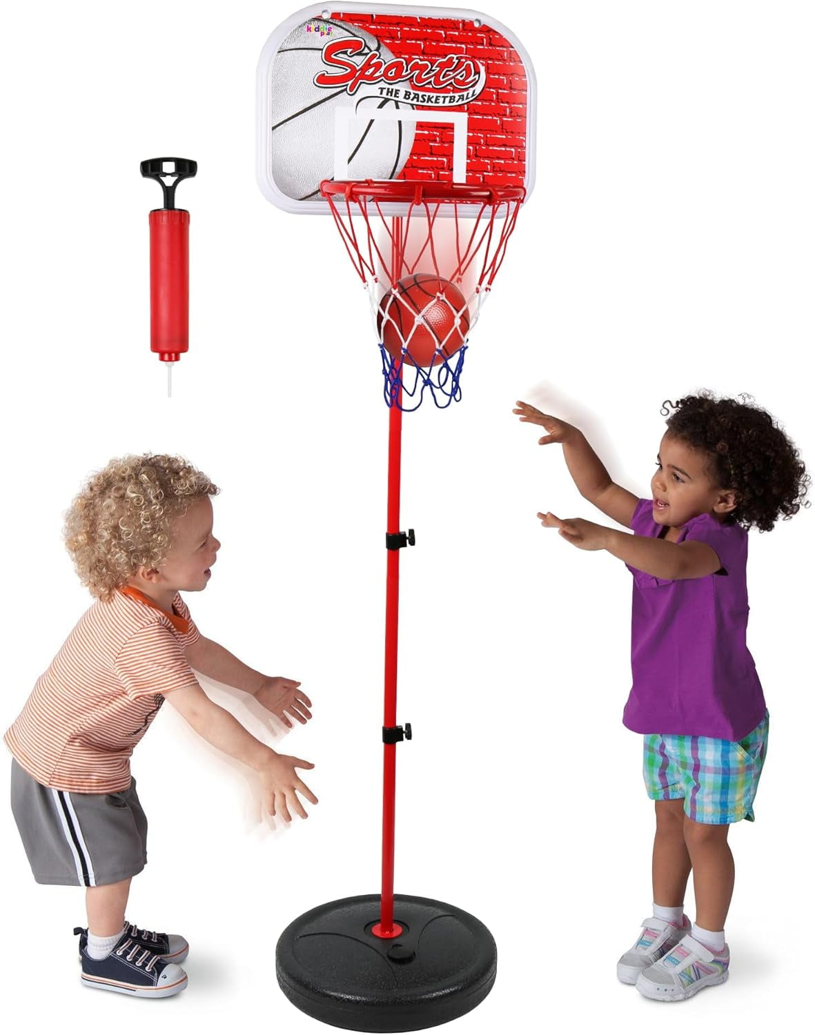 Adjustable Baby Children's Basketball Hoop Set | 2-4 ft Height | For ...